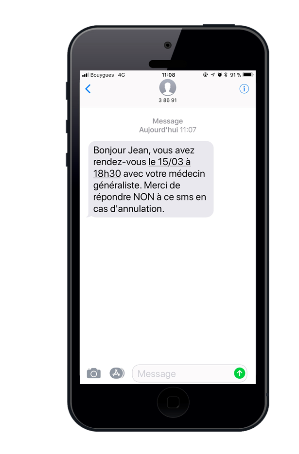 Comment envoyer des rappels de rdv par SMS